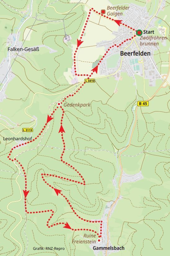 Verzauberte Landschaft: Dreiklang der Wanderrunde um Beerfelden im ... Verzauberte Landschaft: Dreiklang der Wanderrunde um Beerfelden im ...