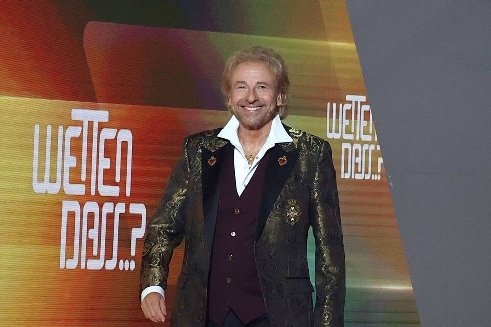 ZDF-Show: Thomas Gottschalk moderiert im November letztes Mal «Wetten ... ZDF-Show: Thomas Gottschalk moderiert im November letztes Mal «Wetten ...