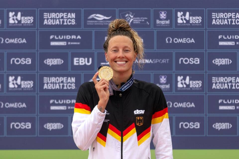 Schwimmerin Leonie Beck: Doppelt gut im Wasser - Klaro! - Rhein-Neckar-Zeitung