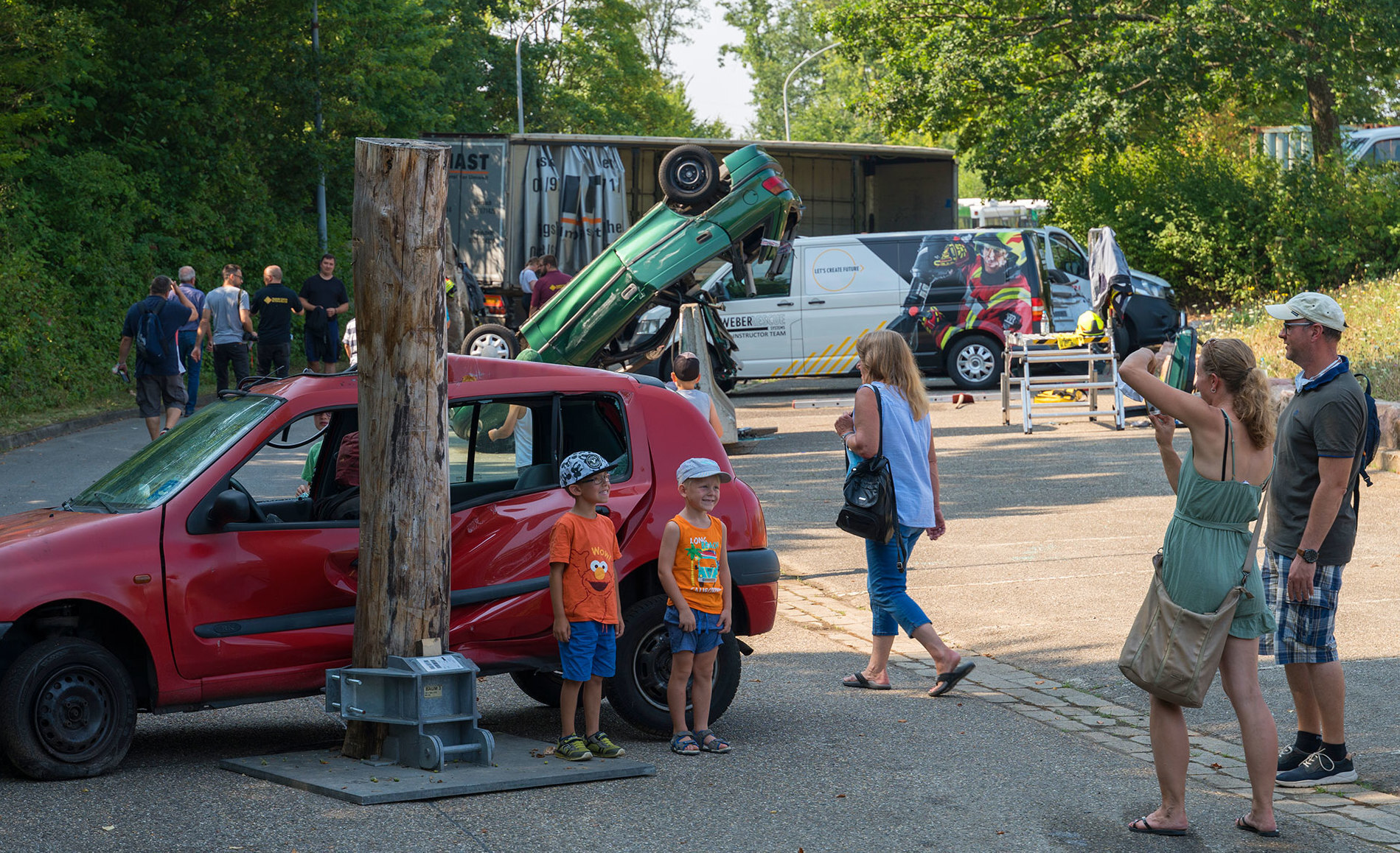 Sommertour Mosbach: Einschneidende Erlebnisse bei den Rettern (plus ... Sommertour Mosbach: Einschneidende Erlebnisse bei den Rettern (plus ...